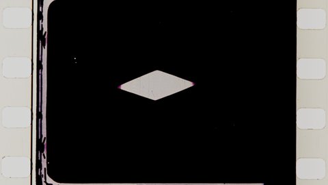 4k Authentic 35mm Film Leader Countdown Stock Footage Video (100% ...