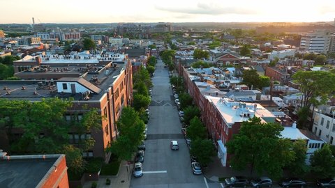 Inner City Urban American School Downtown Stock Footage Video (100% ...