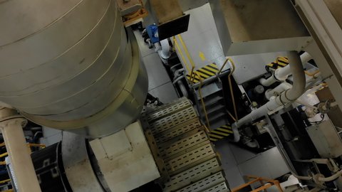 Direction Arrows On Platform Engine Room Stock Footage Video (100% ...