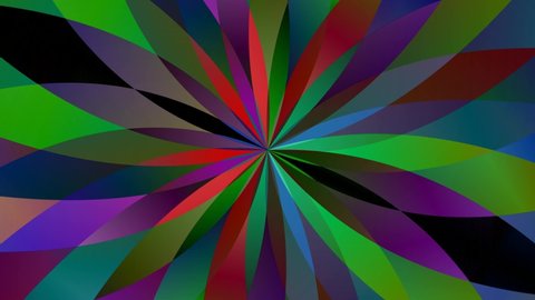 Colorful Flower Pattern Animated Background Stock Footage Video (100% ...