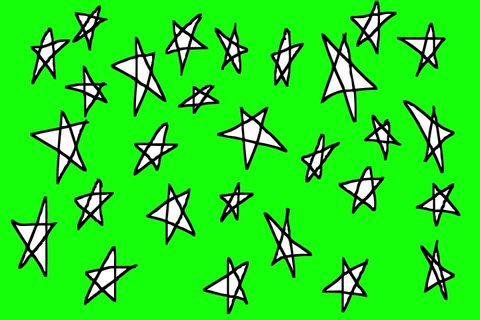 Static Animated White Stars On Green Stock Footage Video (100% Royalty ...