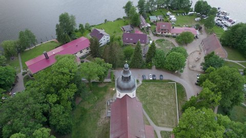Evangelic Johanniterkirche Church Mirow Germany View Stock Footage ...