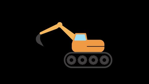 Bulldozer Animationbest Animation 4k Stock Footage Video (100% Royalty ...