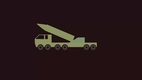 Army Truck Animationbest Animation 4k Stock Footage Video (100% Royalty ...