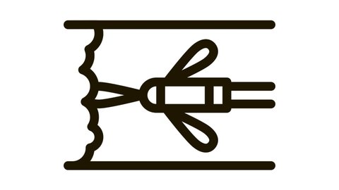 Sprayer Drain Cleaning Icon Animation Stock Footage Video (100% Royalty ...