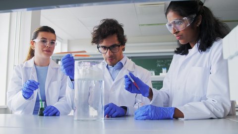 Science Research Work People Concept International Stock Footage Video ...