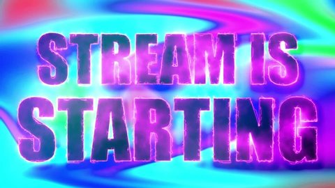 Stream Starting Stream Overlay Background Glowing Stock Footage Video ...