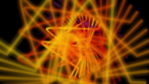 Triangle Shape Animation Cg Particle Motion Stock Footage Video (100% ...