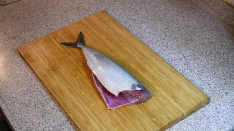 Hands Man Who Handles Fish Stock Footage Video (100% Royalty-free ...