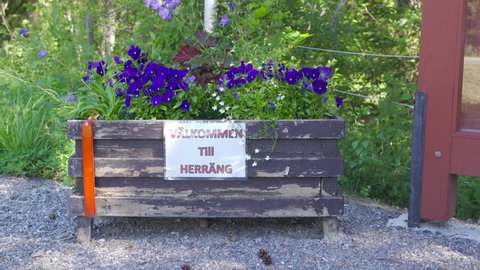 City Road Sign Herrang Roslagen Sweden Stock Footage Video (100% ...