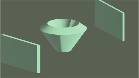 3d Moving Shape Backgroundbest Animation 4k Stock Footage Video (100% ...