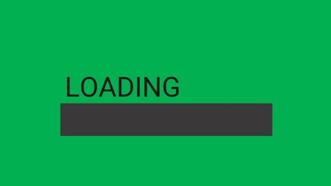 Loading Green Screen Digital Animation Stock Footage Video (100% ...