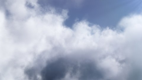 Flying Through Clouds Production Quality Seamless Stock Footage Video ...