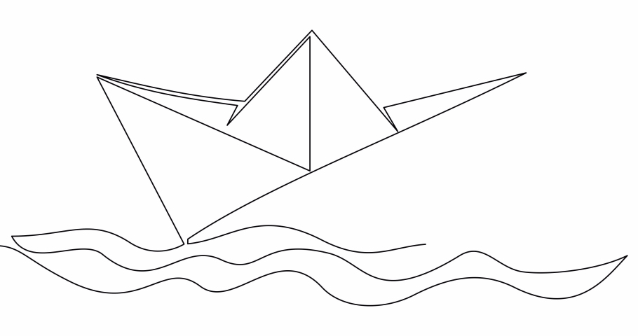 18 Origami boat drawing Stock Video Footage - 4K and HD Video Clips ...