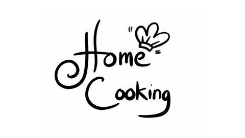 Organic Food Animated Text Animation Handwritten Stock Footage Video ...