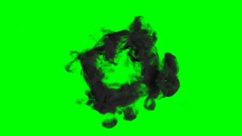 Bomb Explosion On Green Screen Stock Footage Video (100% Royalty-free ...