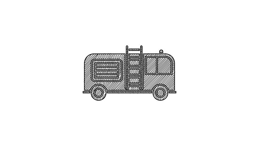 171 Fire engine outline Stock Video Footage - 4K and HD Video Clips ...