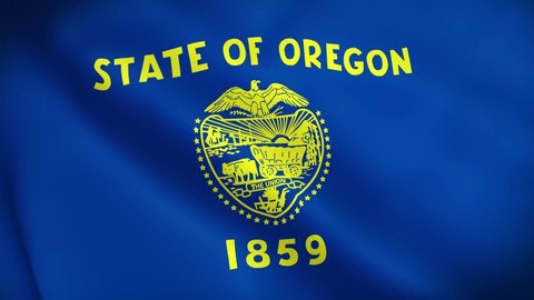 4k National Animated Sign Oregon Animated Stock Footage Video (100% ...