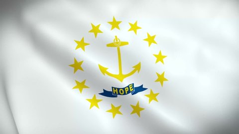 4k National Animated Sign Rhode Island Stock Footage Video (100% ...