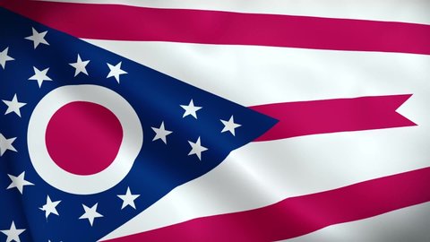4k National Animated Sign Ohio Animated Stock Footage Video (100% ...