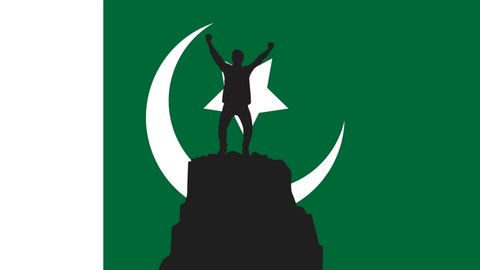 14th August Pakistan Independence Day Animation Stock Footage Video ...