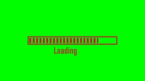 Green Screen Loading Animation Video Stock Footage Video (100% Royalty ...