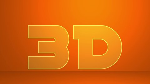 Beautiful 3d Text Animation 3d Render Stock Footage Video (100% Royalty ...