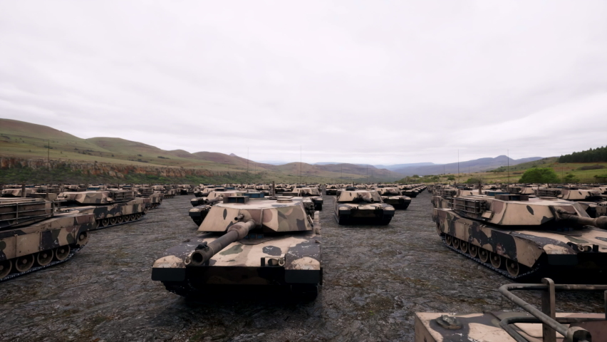 75 Army tank front view Stock Video Footage - 4K and HD Video Clips ...