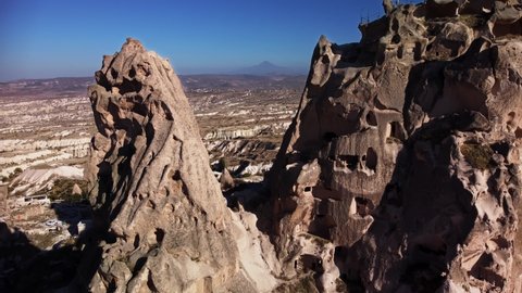 Drone Footage Huge Limestone Cone Rocks Stock Footage Video (100% ...
