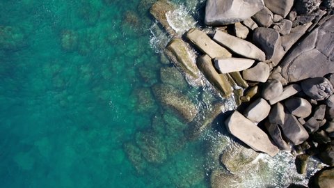 Aerial View Drone Camera Top Down Stock Footage Video (100% Royalty ...