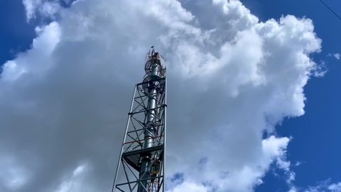 Shop Torch Petrochemical Production Burning Technical Stock Footage ...