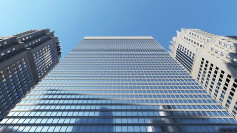 Tall Building Business District Epic Fare Stock Footage Video (100% ...