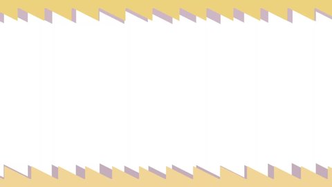 Simple Yellow Jagged Loop Animation Stock Footage Video (100% Royalty ...