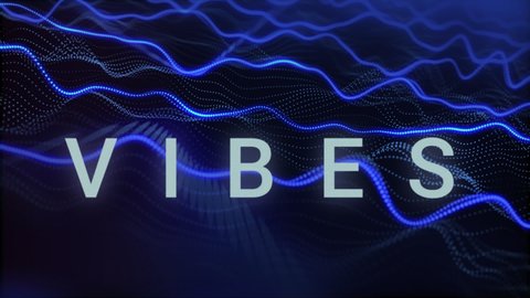 Animation Vibes Text Spots Over Black Stock Footage Video (100% Royalty ...