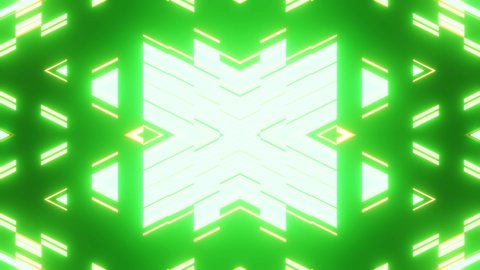 Green Neon X Letter Show Background Stock Footage Video (100% Royalty ...