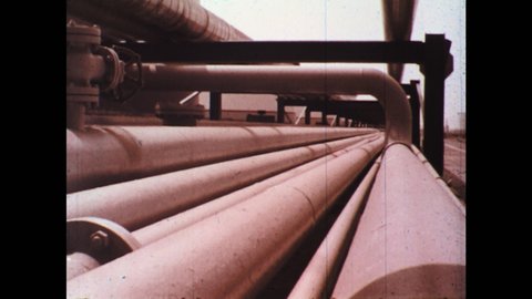 United States 1970s Crude Oil Tanks Stock Footage Video (100% Royalty ...