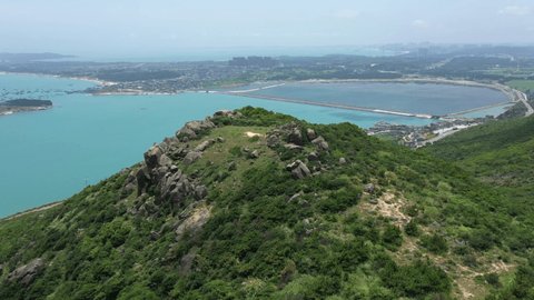 Aerial Photography Coast Pingtan Island Fujian Stock Footage Video (100 ...