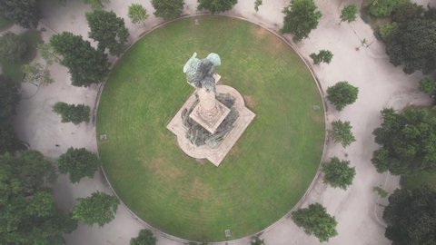 Circle Top View Monument Rotunda Da Stock Footage Video (100% Royalty ...