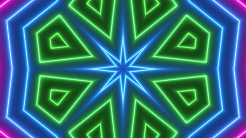 Hypnotic Strobe Background Led Laser Neon Stock Footage Video (100% ...