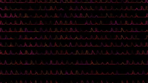 Oscilloscope Grid Cg Particle Motion Graphics Stock Footage Video (100% ...