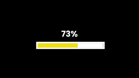Loading Progress Bar Loop Animation Stock Footage Video (100% Royalty ...