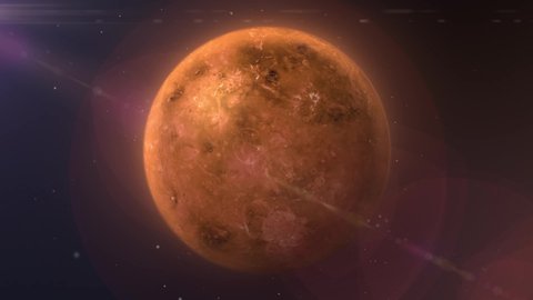 Venus Planet 3d Planet Rotating 360 Stock Footage Video (100% Royalty ...