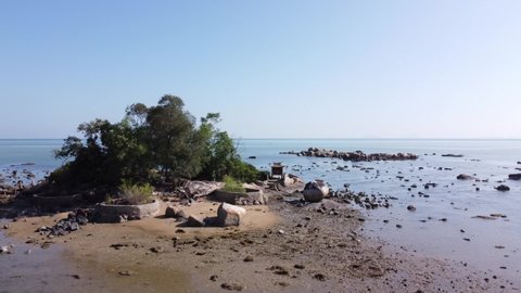 Singkawang Has Smallest Island World Called Stock Footage Video (100% ...