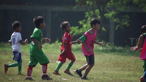 Yogyakarta Indonesia May 29 2022 Boys Stock Footage Video (100% Royalty ...