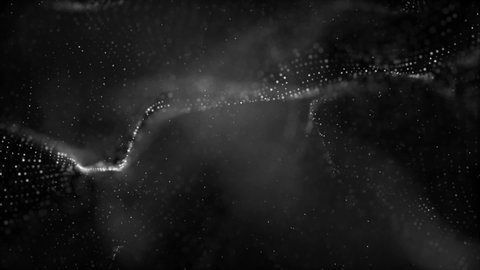 Abstract White Lights Particles Motion Background Stock Footage Video ...