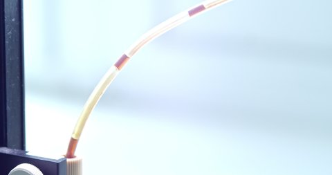 Air Bubbles Tube Suction Lab Testing Stock Footage Video (100% Royalty ...