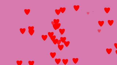 Animated Colorful Heart Shape Love Symbol Stock Footage Video (100% ...