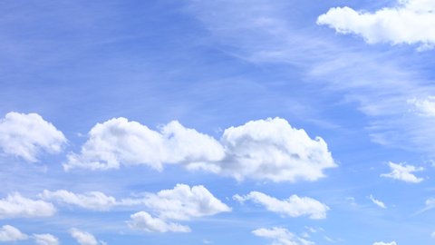 Timelapse Blue Sky Clouds Japan 4k Stock Footage Video (100% Royalty ...