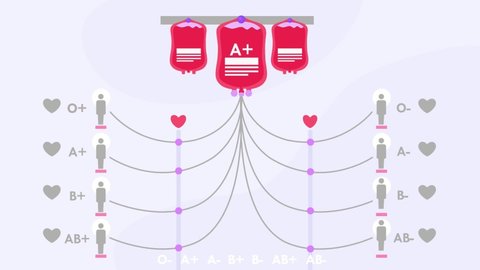 Blood Transfusion Different Blood Types Stock Footage Video (100% ...