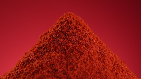 Chili Pepper Sprinkle Ground Chili Pepper Stock Footage Video (100% ...